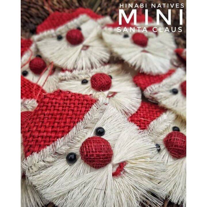 6pcs. Mini Sta.Claus face | Lazada PH