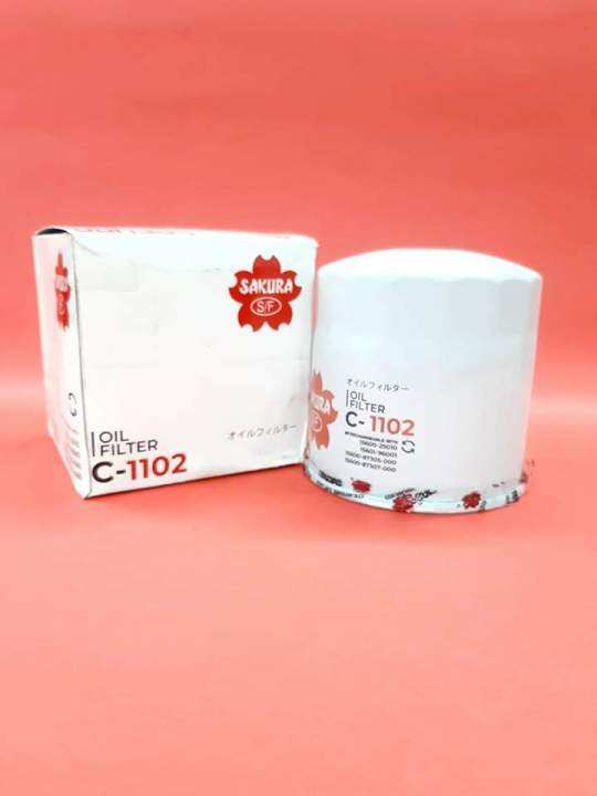 SAKURA OIL FILTER C-1102 (C-103 VIC) for TOYOTA T, 2T, 3T, 1C DSL ...