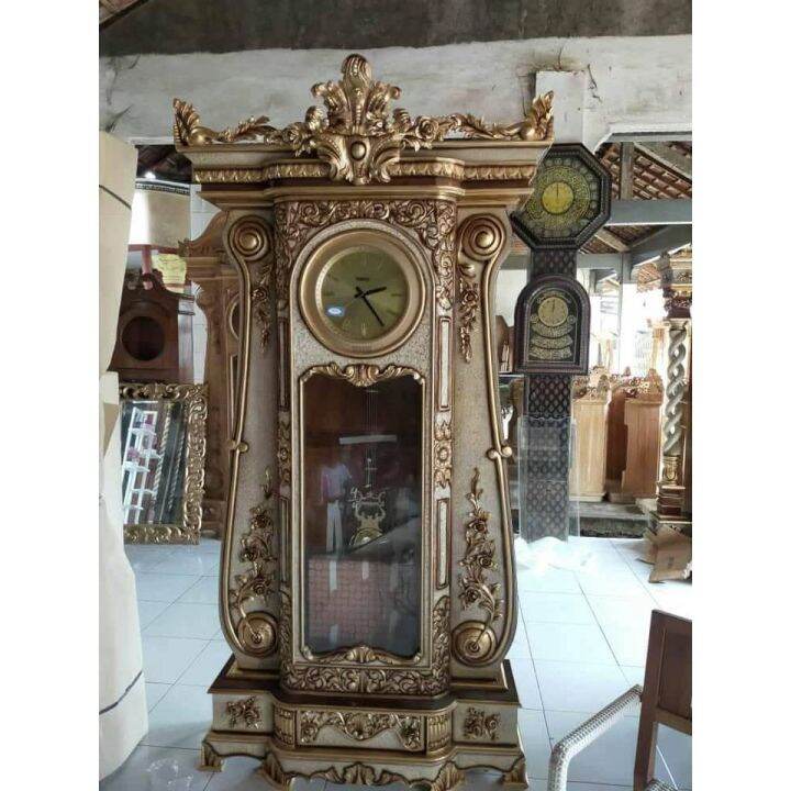 Lemari Jam Kayu Jati Mewah/Jam Hias Ruang Tamu | Lazada Indonesia