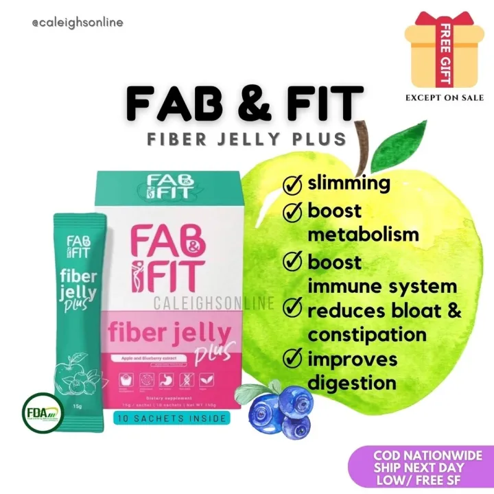 FIBER JELLY PLUS BY FAB FIT (10 sachets) | Lazada PH