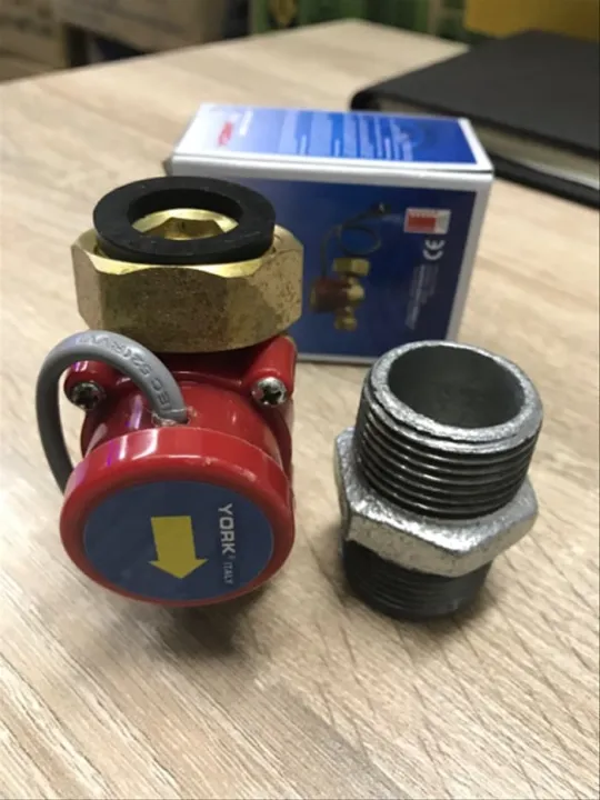 Water Flow Switch York Plus Double Neeple 1" Besi | Lazada Indonesia