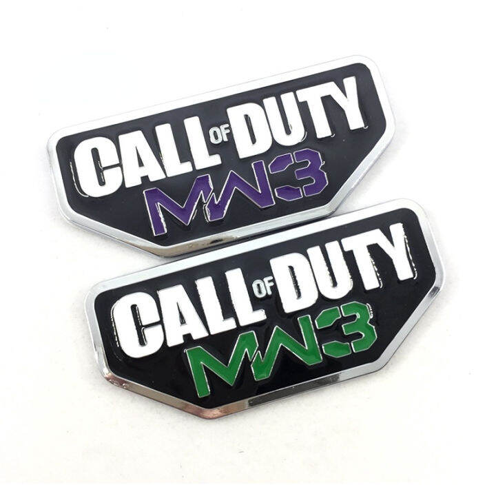 1 x Metal CALL OF DUTY MW3 Logo Car Auto Decorative Emblem Sticker ...