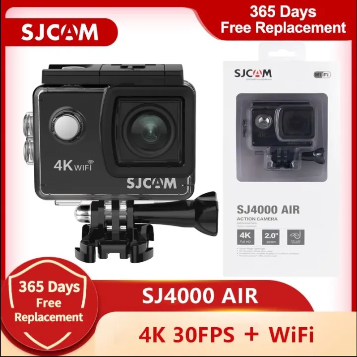 【1 Year Warranty + SD Card】Original and Authentic SJCAM SJ4000 AIR 4K Action Camera Full HD All ...