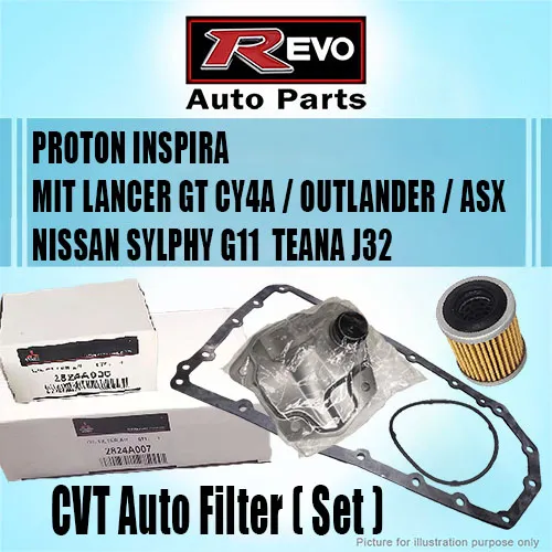 CVT Auto Cooler Filter Full Set Proton Inspira / Mitsubishi Lancer GT ...