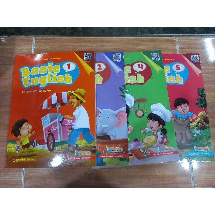 buku basic English SD kelas 1 2 4 5 penerbit Yudhistira kurikulum ...