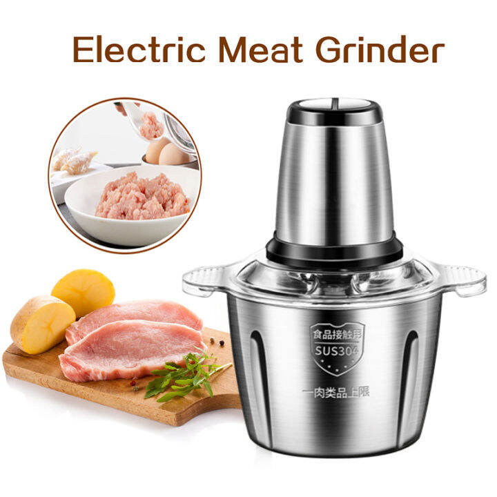 Upgraded Electric Meat Grinder Electric Multi Function Stainless Steel ...