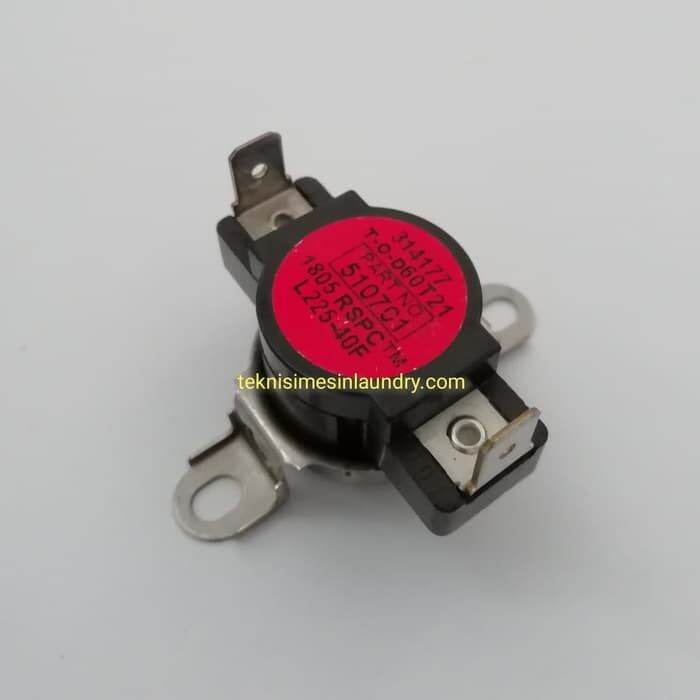 Thermostat High Limit Red Mesin Pengering / Dryer Ipso, Speed Queen ...