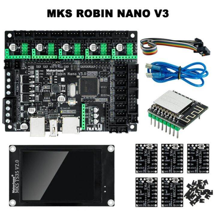 MKS Robin Nano V3 Eagle 32บิตแผงควบคุม MKS TMC2209 2225มอเตอร์ไดรฟ์ ...