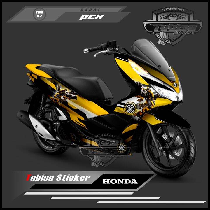 Sticker Decal PCX Full Body - Sticker Variasi PCX Full Body. TBS 002 ...