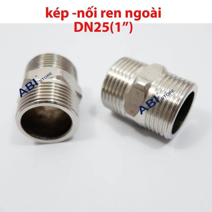 Kép dn25(1''-34mm), nối 2 đầu ren ngoài bóng Hàng Đẹp Giá Rẻ | Lazada.vn