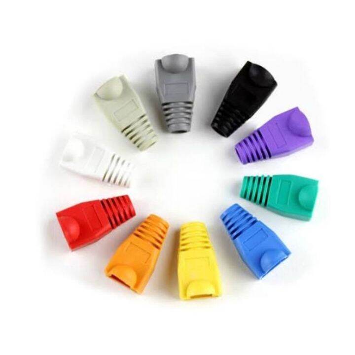 Plug Boot RJ45 Konektor RJ45 / Pelindung RJ45 / Karet Konektor RJ45 ...