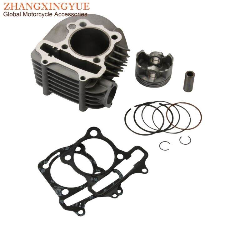 Scooter 58.5Mm 4V Racing Big Bore Cylinder Kit 4 Valve Piston For GP110 ...