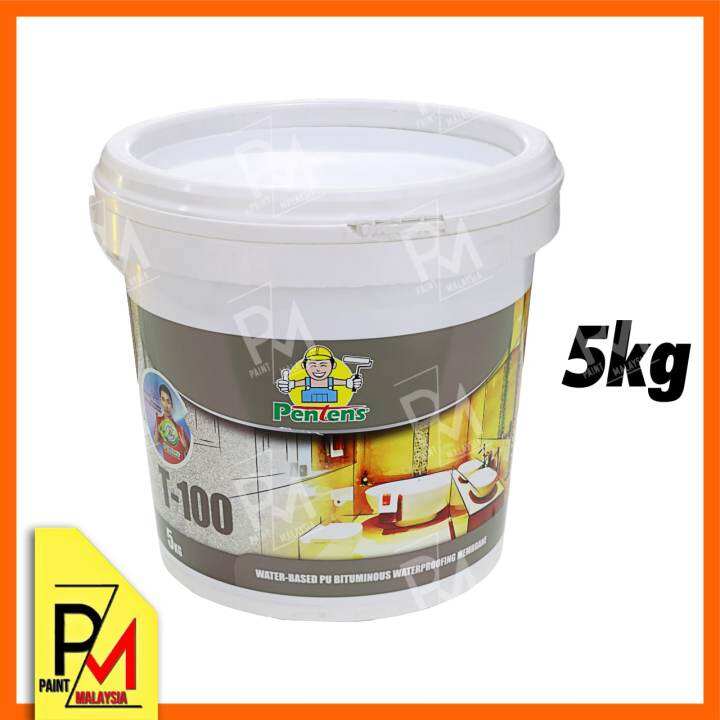 PENTENS T-100 5KG Water-Based PU Bituminous Waterproofing Membrane ...
