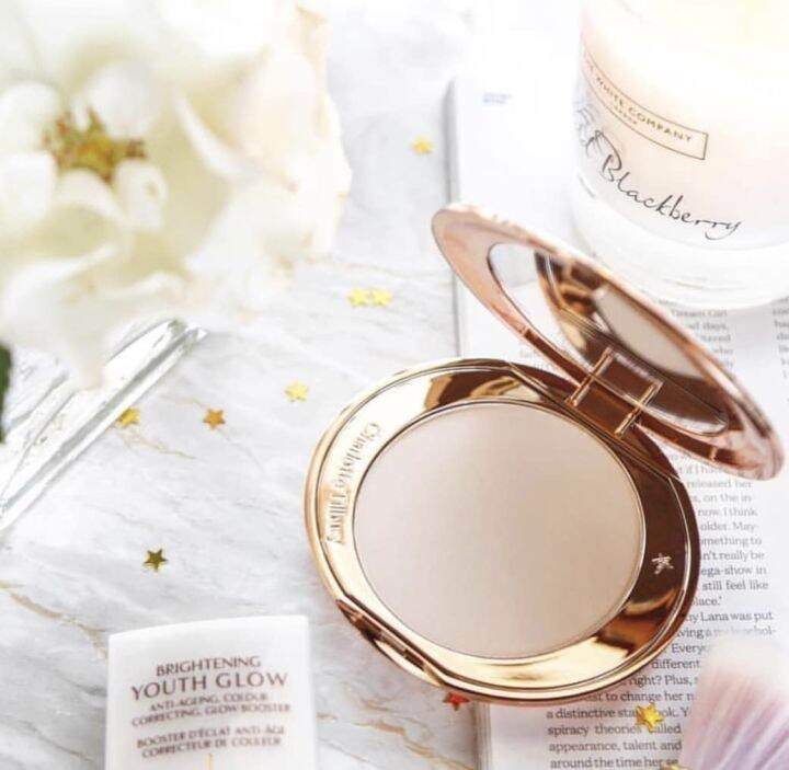 Spot Charlotte Tilbury CT light and flawless meticulous honey powder ...