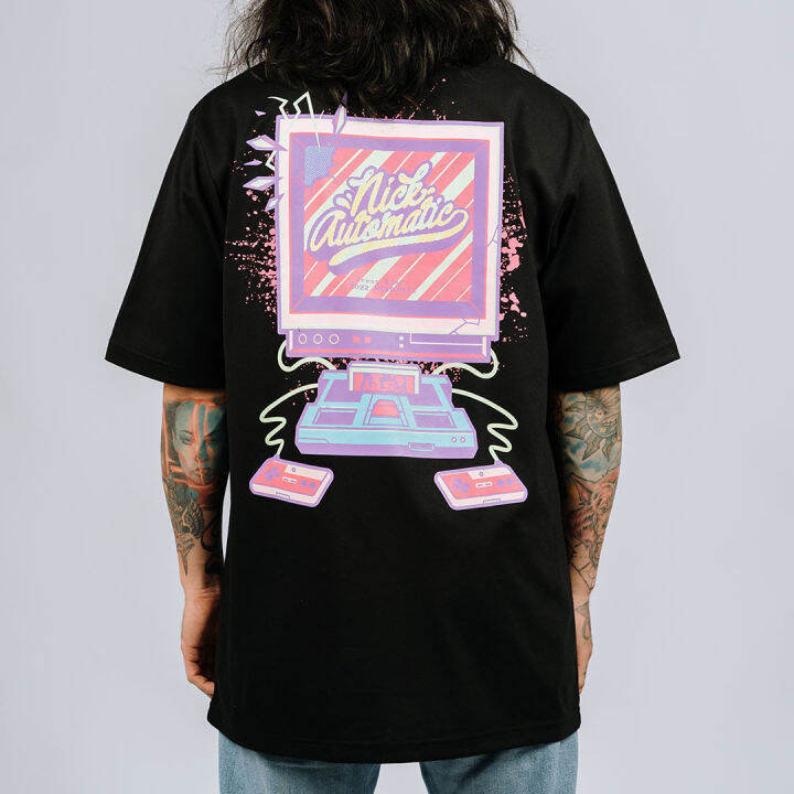 Nick Automatic "Snez" Black T-Shirt | Lazada PH