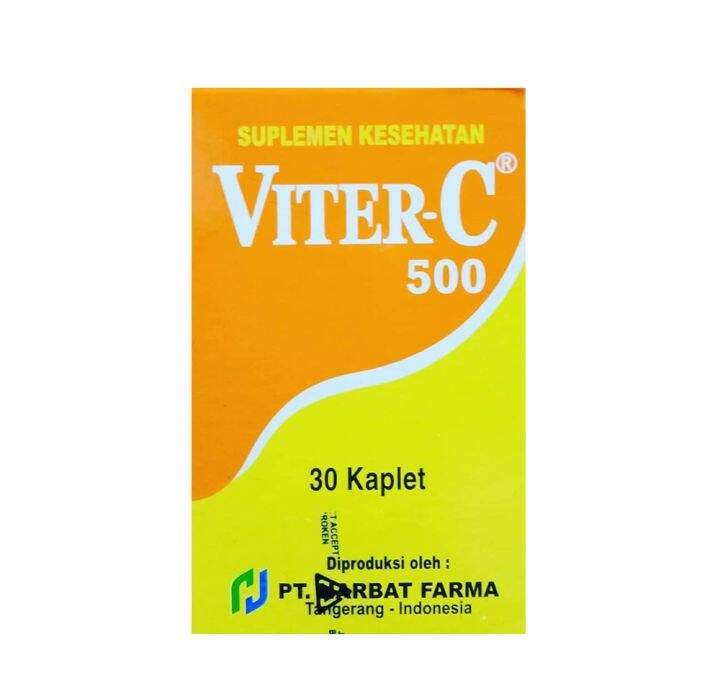 Viter C Vitamin C 500 Mg Isi 30 Kaplet | Lazada Indonesia