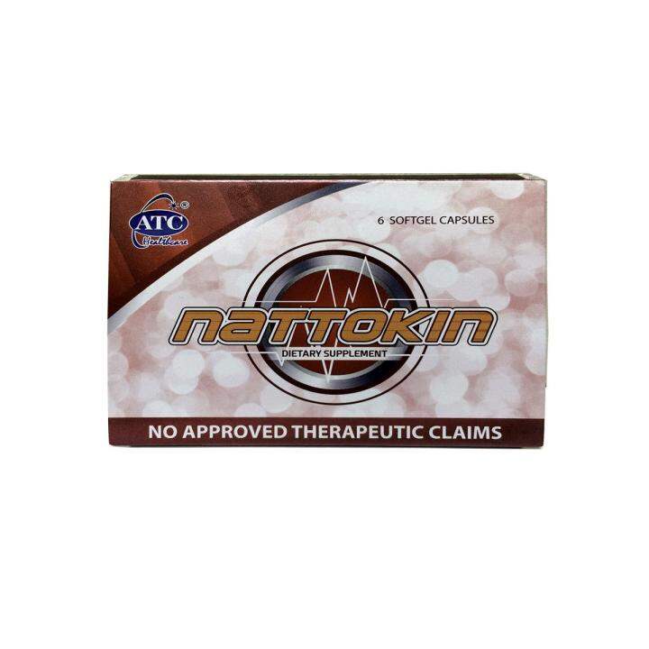 ATC Nattokin Supplement 1000mg (6's) ( Expiration March 2023 ) | Lazada PH