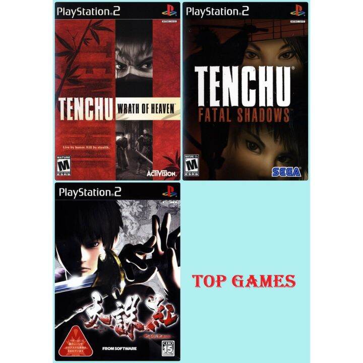 Tenchu เทนชู แผ่นเกม PS2 Playstation 2 ทุกภาคของ PS2 | Lazada.co.th