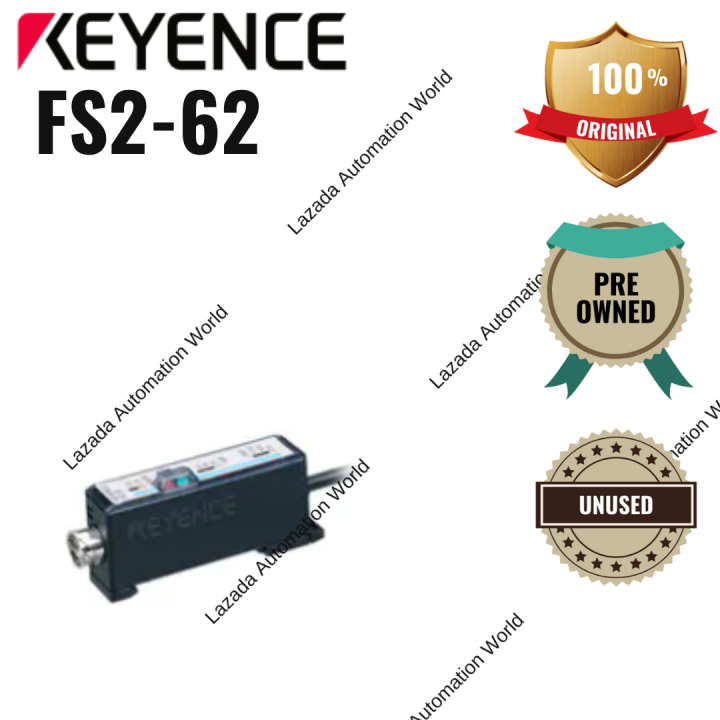Keyence Sensor FS2-62 Fibre Amplifier, Cable Type, Main Unit, NPN FS262 FS2-6 FS2- FS2 FS FS26 ...