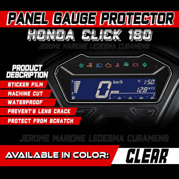 PANEL GAUGE PROTECTOR HONDA CLICK 160 | Lazada PH