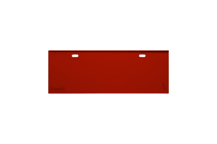 AUTOMOTIVE PLATE PROTECTOR-POWDER COATED RED | Lazada PH