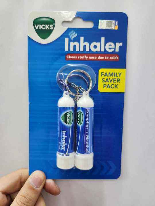 VICKS INHALER KEYCHAIN TWIN PACK (0.5ml x 2 Inhalers) | Lazada