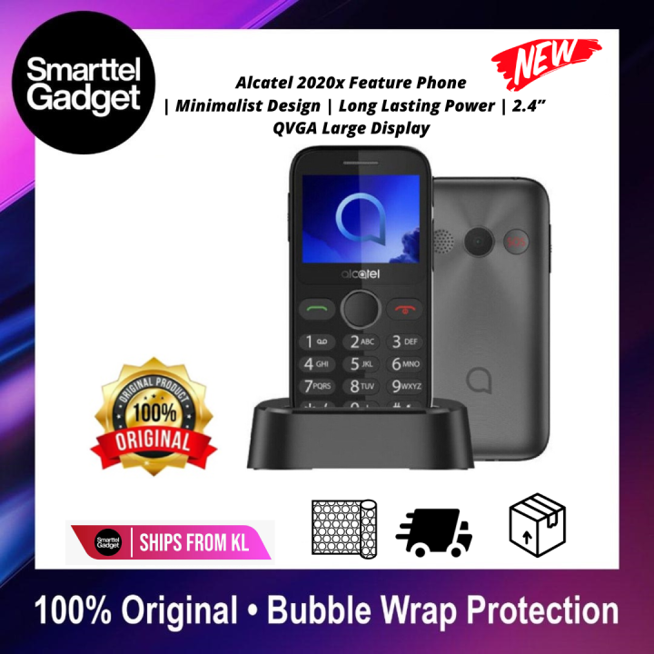 Alcatel 2020x Feature Phone | Minimalist Design | Long Lasting Power ...