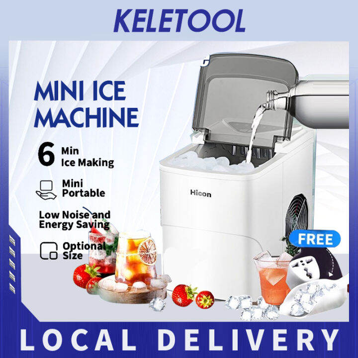 Hicon dispenser kulkas pembuat mesin es batu kristal ice cube maker ...
