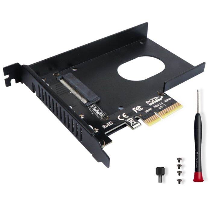 PCIE X4 to U.2/SATA Converter Board 2.5 inch SFF-8639 Hard Disk PCI ...