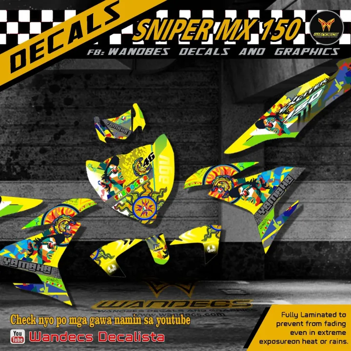 Sniper MX150 Decals | Lazada PH