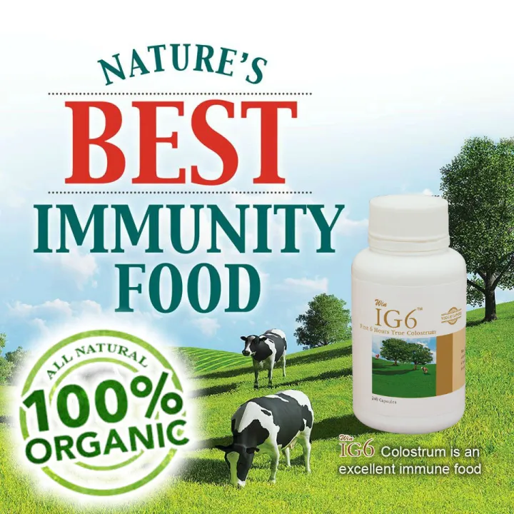 Win IG6 | 100% Organic Pure Colostrum | Maximum Strength | Food ...