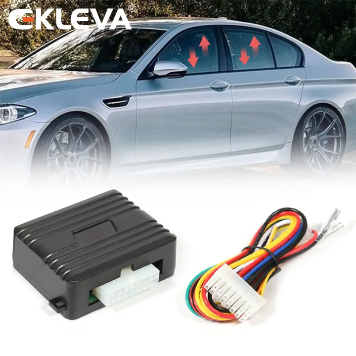 EKLEVA Universal 12V Car Power Window Roll Up Closer System For 4 Doors ...