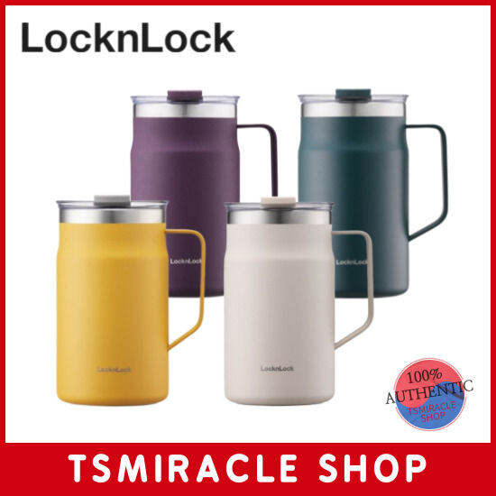 LocknLock Metro Mug Cup Stainless Steel Thermal Thermos Tumbler 600ml ...