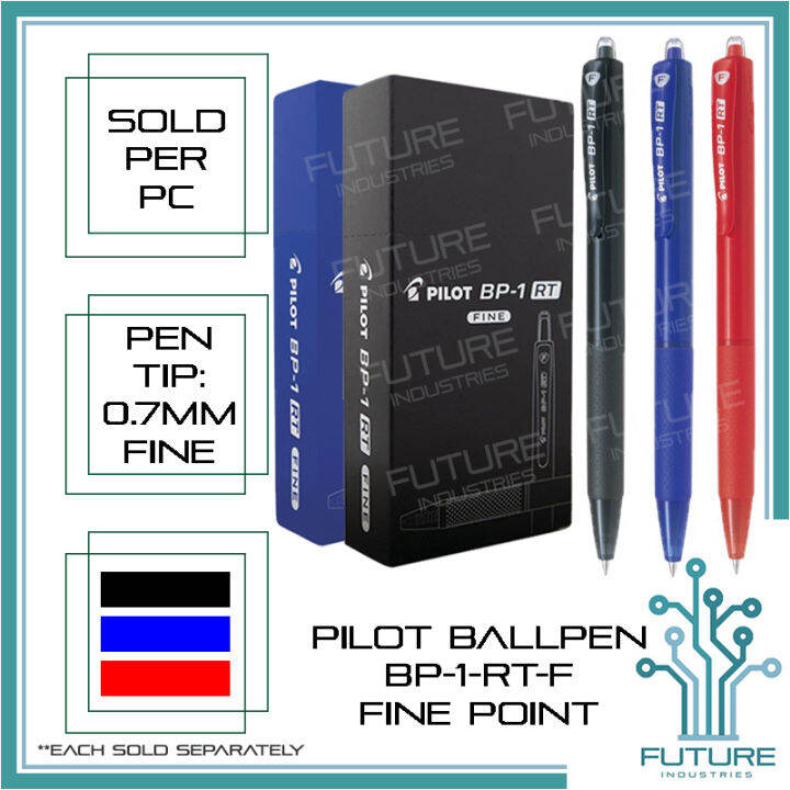 Ballpen Pilot Retractable BP-1-RT BP1RT BP 1 RT Fine Ball Point Pens 0 ...