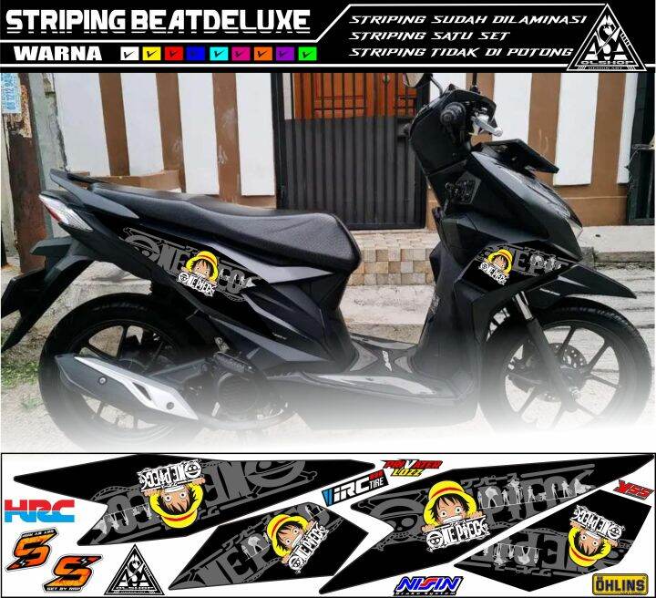 Striping variasi beat deluxe concept one piece varian warna/striping ...