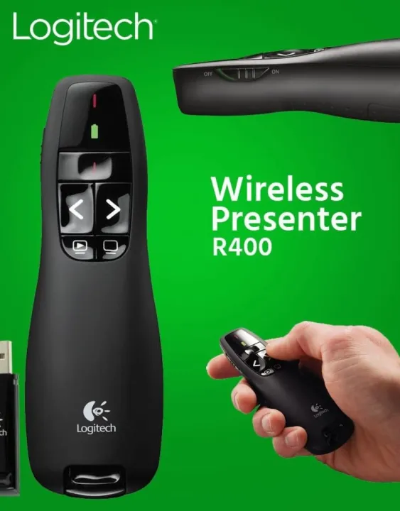 ( BUY 1 TAKE 3 ) Logitech R400 Laser Presentation Remote Presenter ...