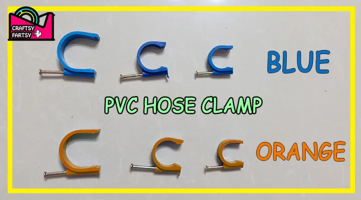(PER PACK) PVC Clamp for Orange and Blue Pipes 1/2", 3/4", 1" | Lazada PH