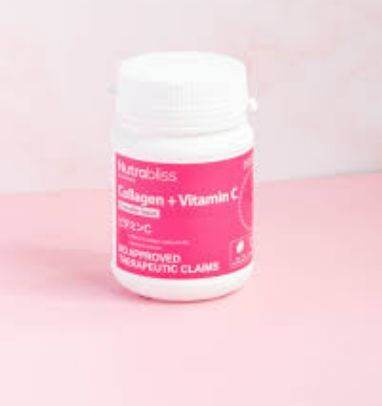 NUTRABLISS WS Collagen + Vitamin C Passion Fruit Flavor Food Supplement ...