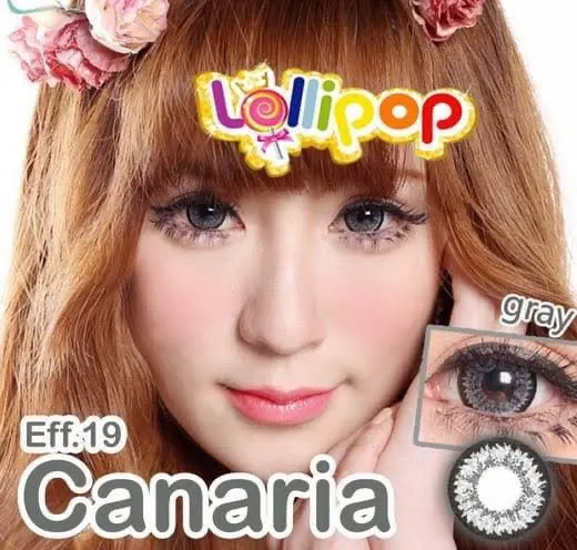 คอนแทคเลนส์ตาโต Ganeria น้ำตาล และ ดำ ( Lollipop ) | Lazada.co.th
