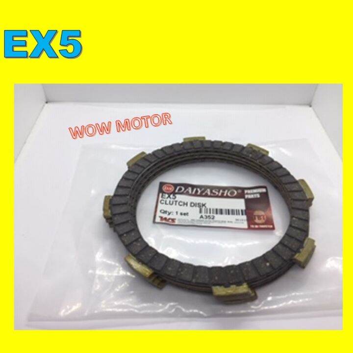 EX5 CLUTCH PLATE DYS PLAT CLUTCH DISC KULIT KLAS DAIYASHO FOR HONDA EX5 HP DREAM WAVE 100 KRISS ...