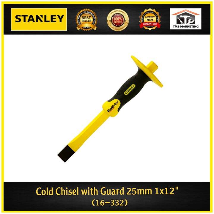 Stanley FatMax Cold Chisel with Bi-Material Hand Guard 1 X 12 inches 16 ...
