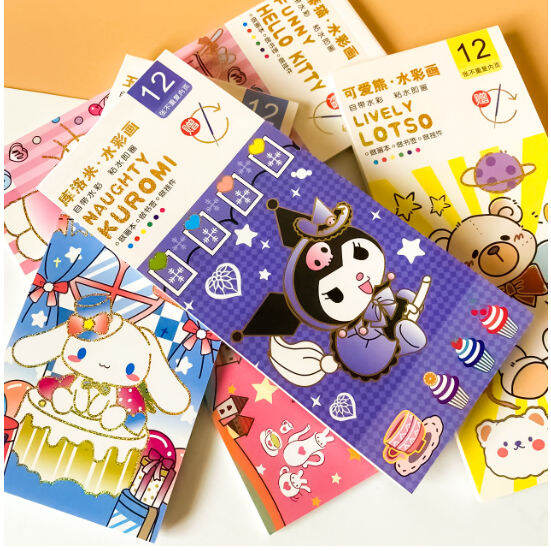 Set Buku Lukis Portable SANRIO Edition / Paket Alat Lukis Portabel ...