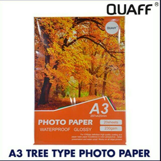 QUAFF A3 TREE TYPE 230GSM(20SHEET) | Lazada PH