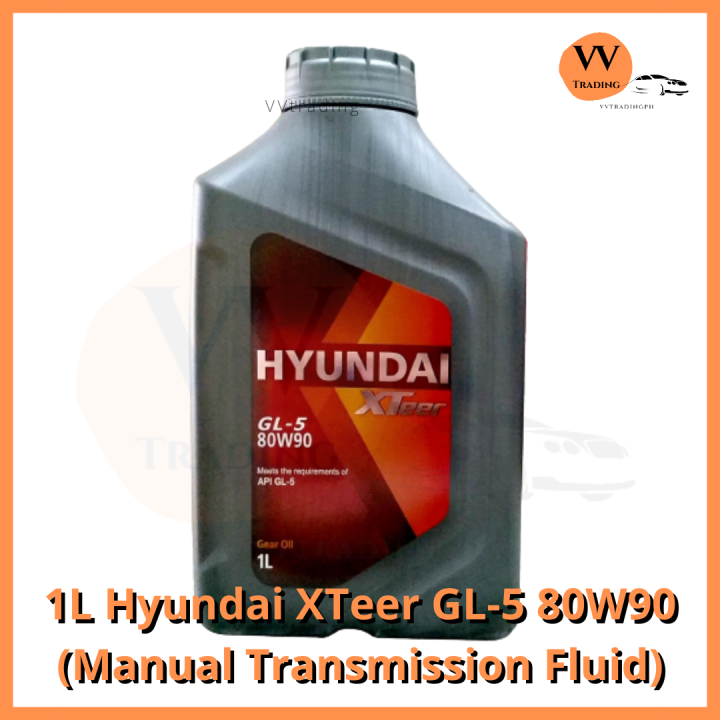 1L Hyundai XTeer Gear Oil 80W-90 GL-5 | Lazada PH