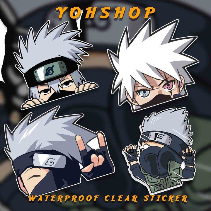 Kakashi Hatake Peeker Sticker | Kakashi Chibi Sticker | Kakashi Sticker ...
