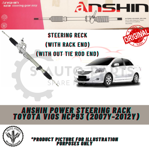 TOYOTA VIOS NCP93 (2005Y-2012Y) POWER STEERING GEAR RACK -BRAND 100% ...