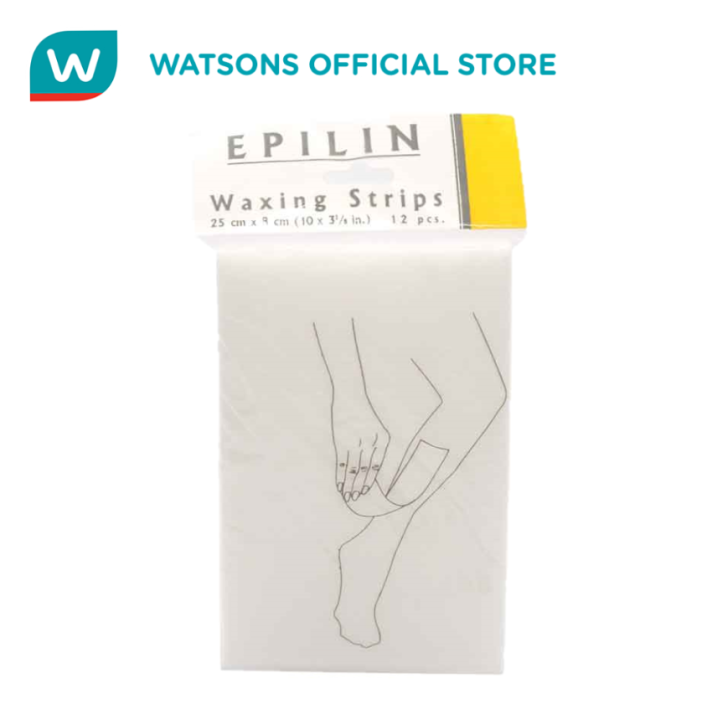 EPILIN Waxing Strips 25cm x 8cm | Lazada PH