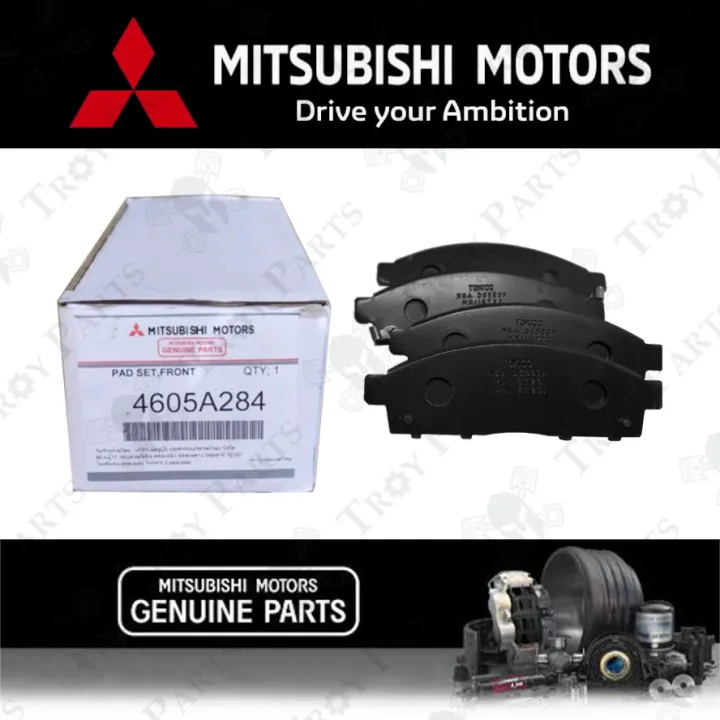 Original Mitsubishi Front Brake Pad 4605A284 for Mitshubishi Triton 2.4 ...