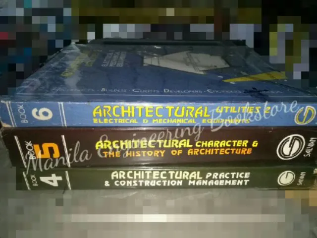 Salvan Books Book 1 to 9 (Architectural Character&Utilities) | Lazada PH