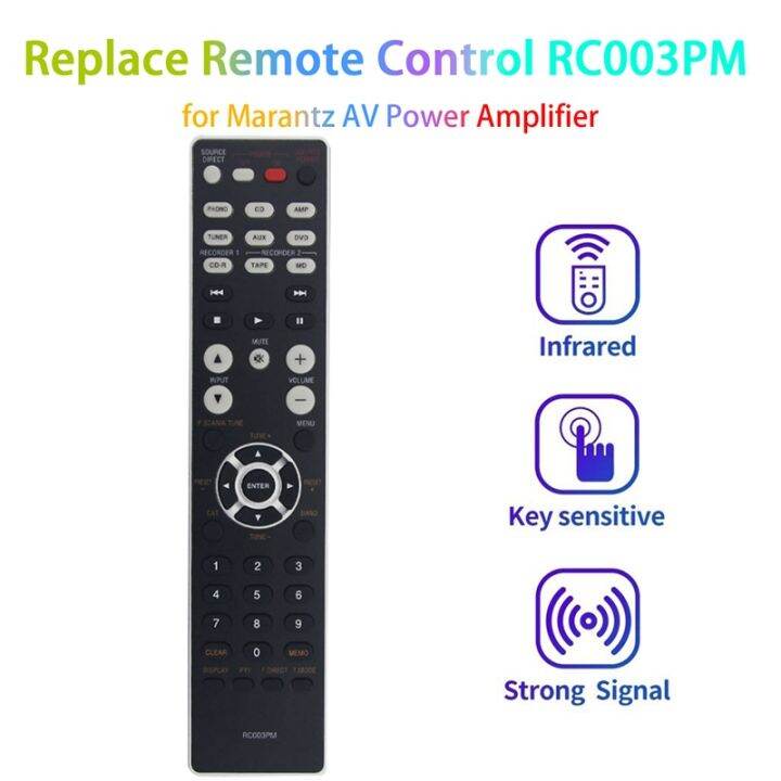 Replace Remote Control RC003PM for Marantz AV Power Amplifier PM5003 PM5004 PM5005 PM6003 PM6005 ...